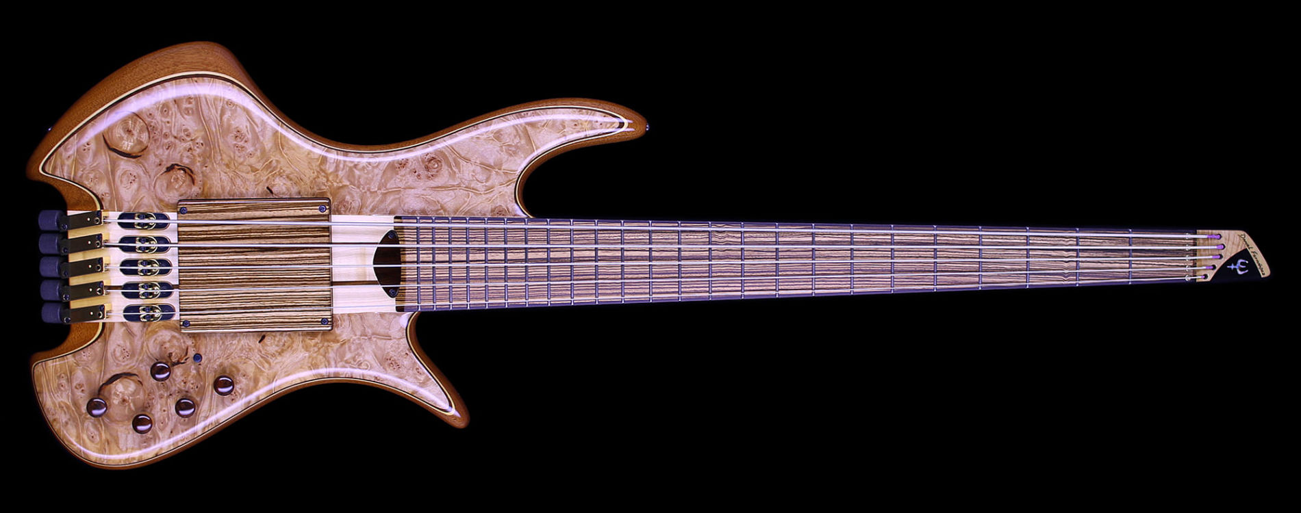 5-string basses by Daniel Fernández LUTHIER - Headless Bass